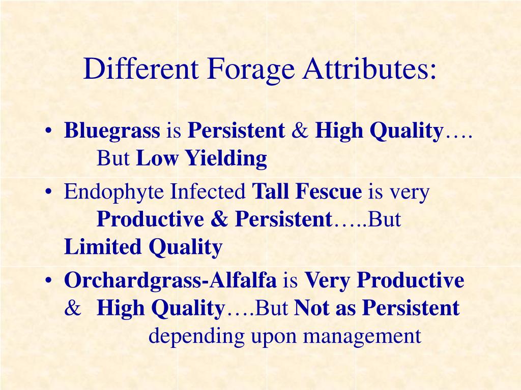 PPT - Choosing Grass & Forage Species For Pasture PowerPoint ...