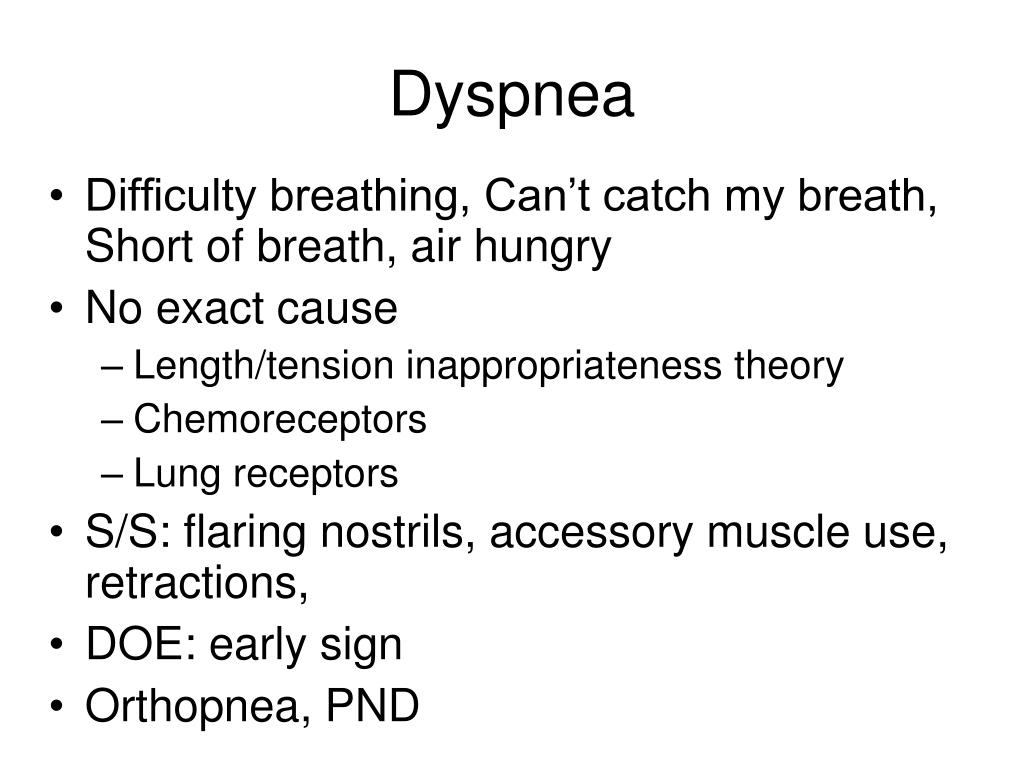 PPT - Clinical Manifestations of Resp Dz PowerPoint Presentation, free ...