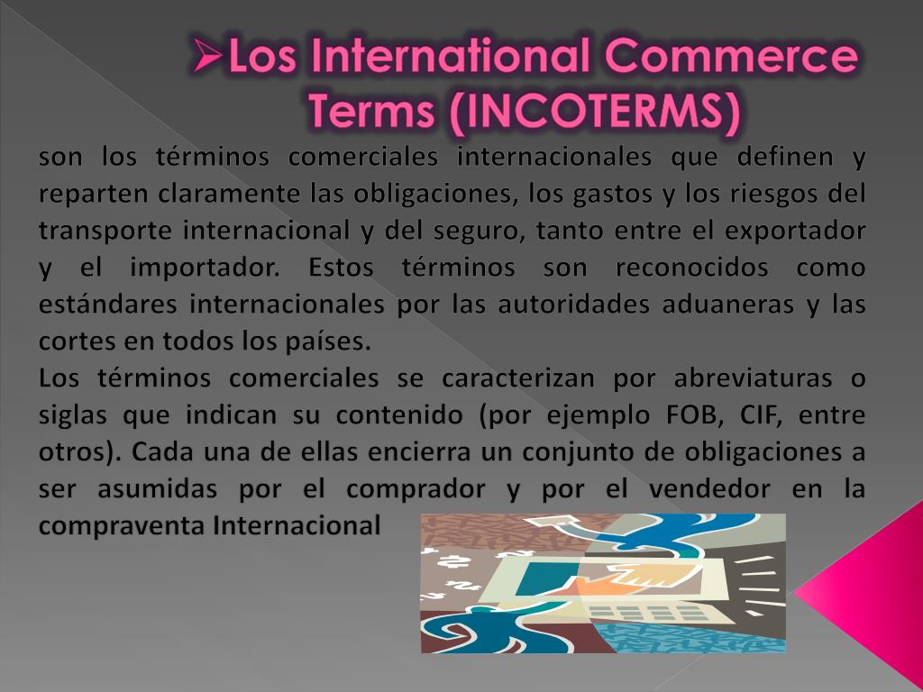 PPT - CAMARA DE COMERCIO INTERNACIONAL International Commerce Terms ...