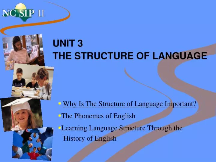 PPT - UNIT 3 THE STRUCTURE OF LANGUAGE PowerPoint Presentation, free ...