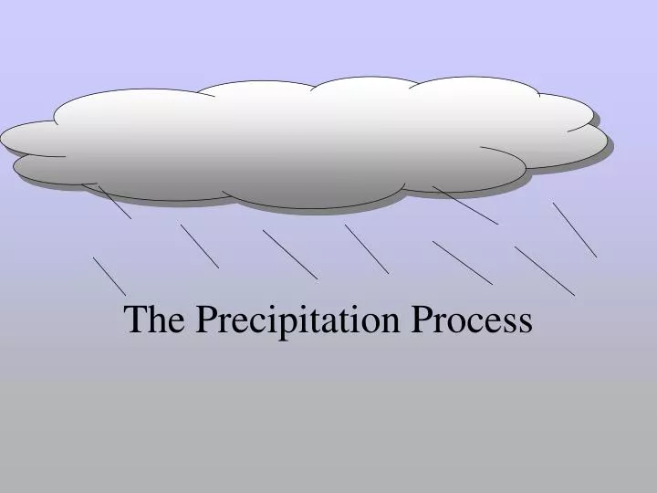 PPT - The Precipitation Process PowerPoint Presentation, free download ...