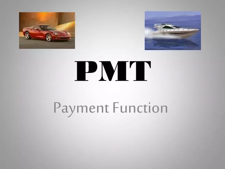 PPT - PMT PowerPoint Presentation, free download - ID:3114685