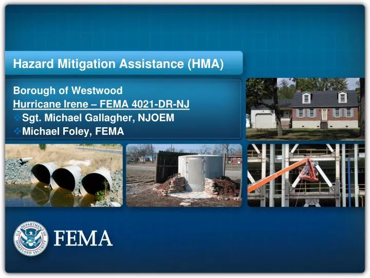 PPT - Hazard Mitigation Assistance (HMA) PowerPoint Presentation, free ...