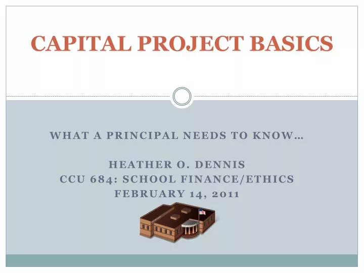 PPT - CAPITAL PROJECT BASICS PowerPoint Presentation, free download ...