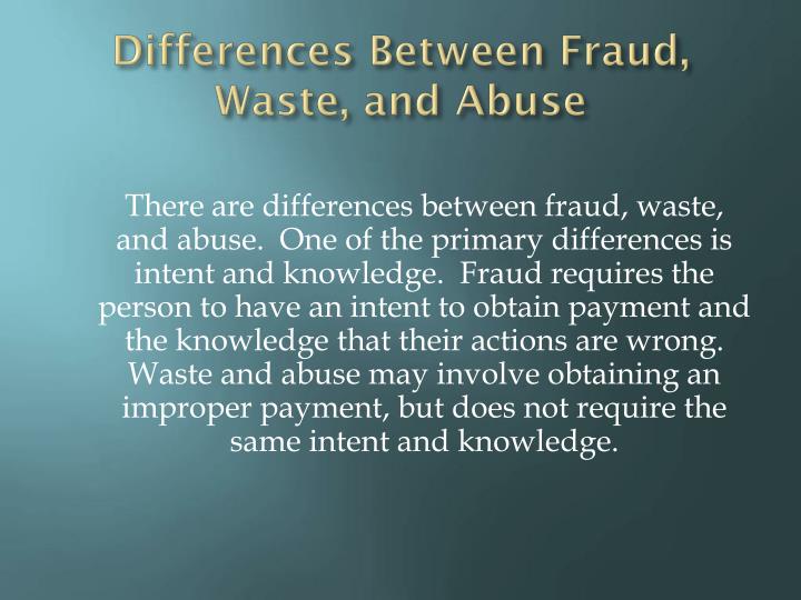 PPT - medicaid and Medicare (parts c and D) Fraud, Waste, and Abuse ...