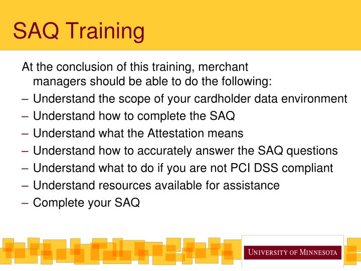 PPT - SAQ Training PowerPoint Presentation - ID:3115489