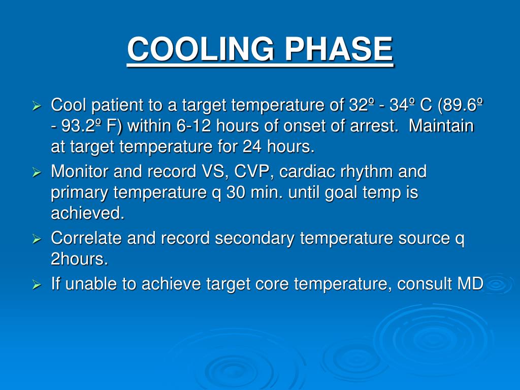 PPT - Therapeutic Hypothermia for Post-Cardiac Arrest Patients ...