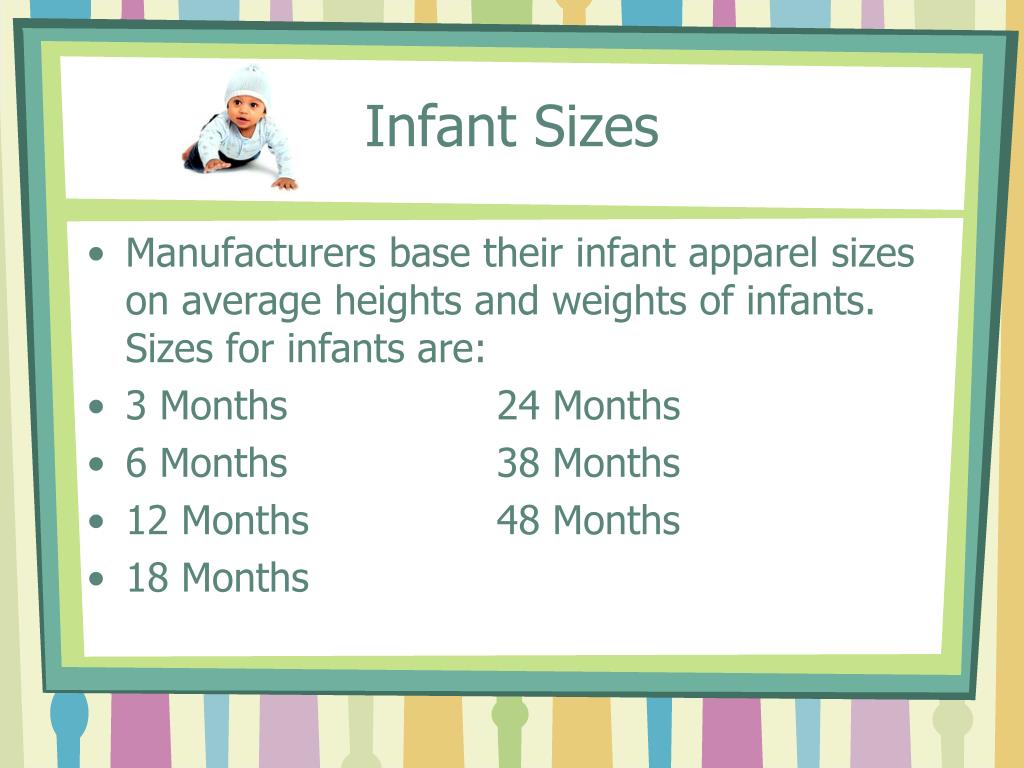PPT - Fashion B: Standard 16 Sizes for Children and Classifications for ...