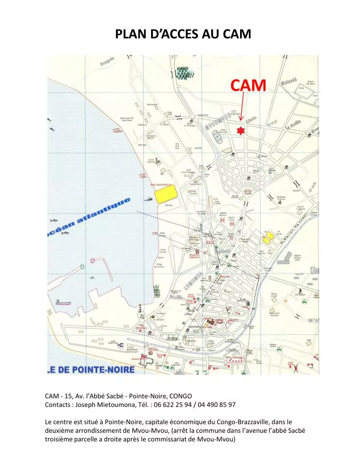 PPT - PLAN D’ACCES AU CAM PowerPoint Presentation, free download - ID ...