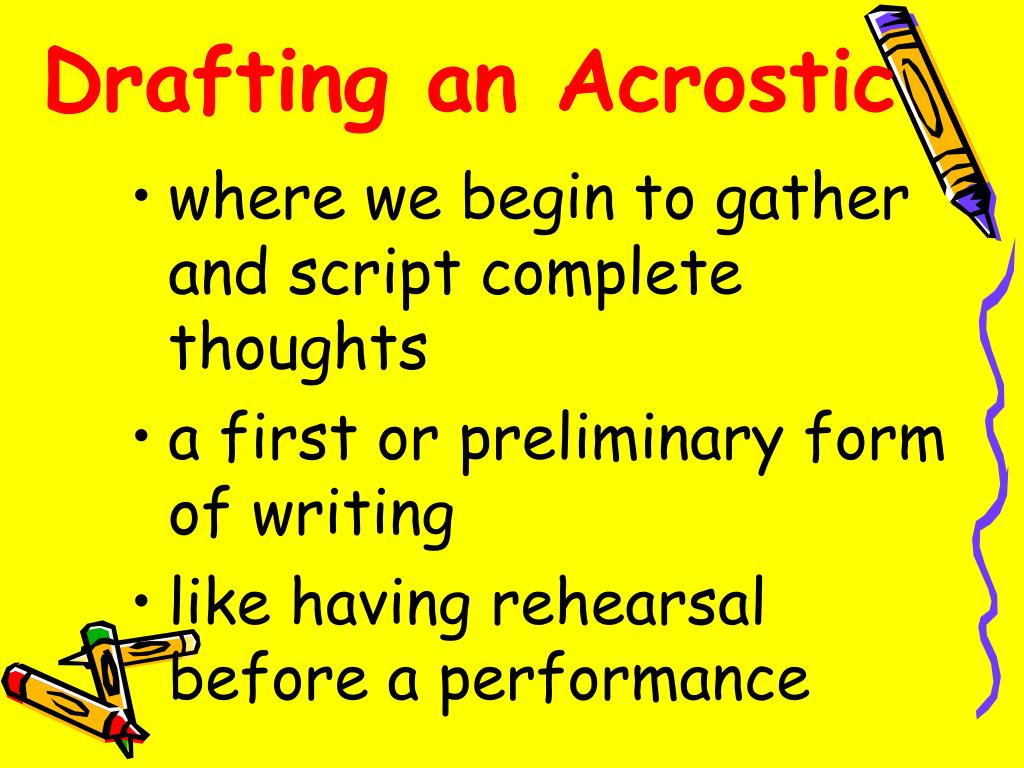 PPT - Acrostic Poetry 5 th Grade PowerPoint Presentation, free download ...