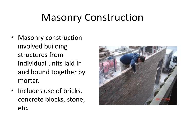 PPT - Concrete and Masonry Work PowerPoint Presentation - ID:3117210