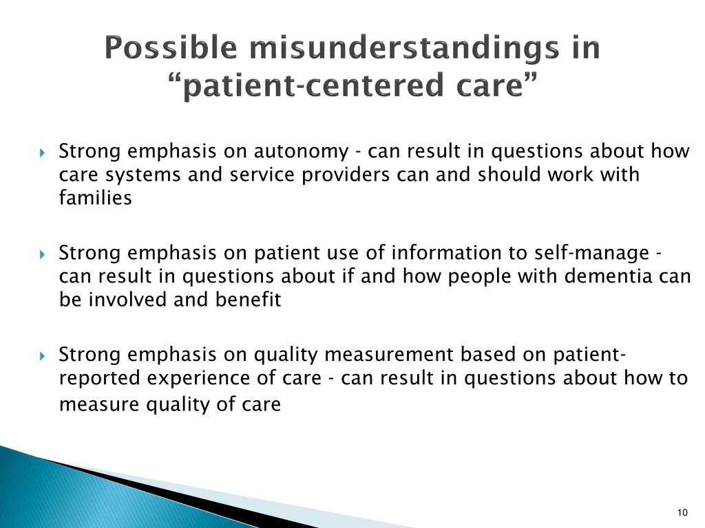 PPT - Person-Centered Care for People with Dementia PowerPoint ...