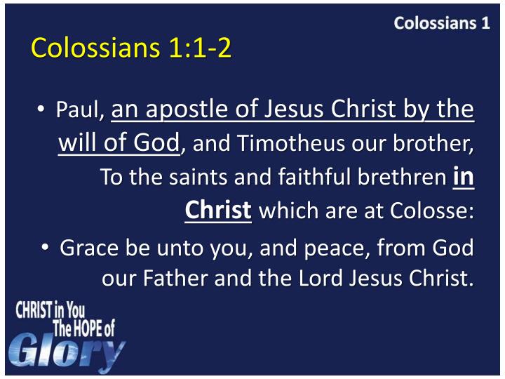 PPT - Christ In You: Your Identity in Him PowerPoint Presentation - ID ...