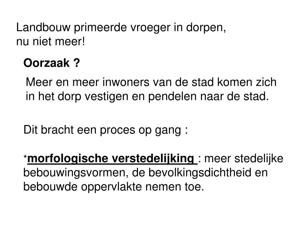 PPT - SOCIO-ECONOMISCHE SITUATIE IN EIGEN OMGEVING PowerPoint ...