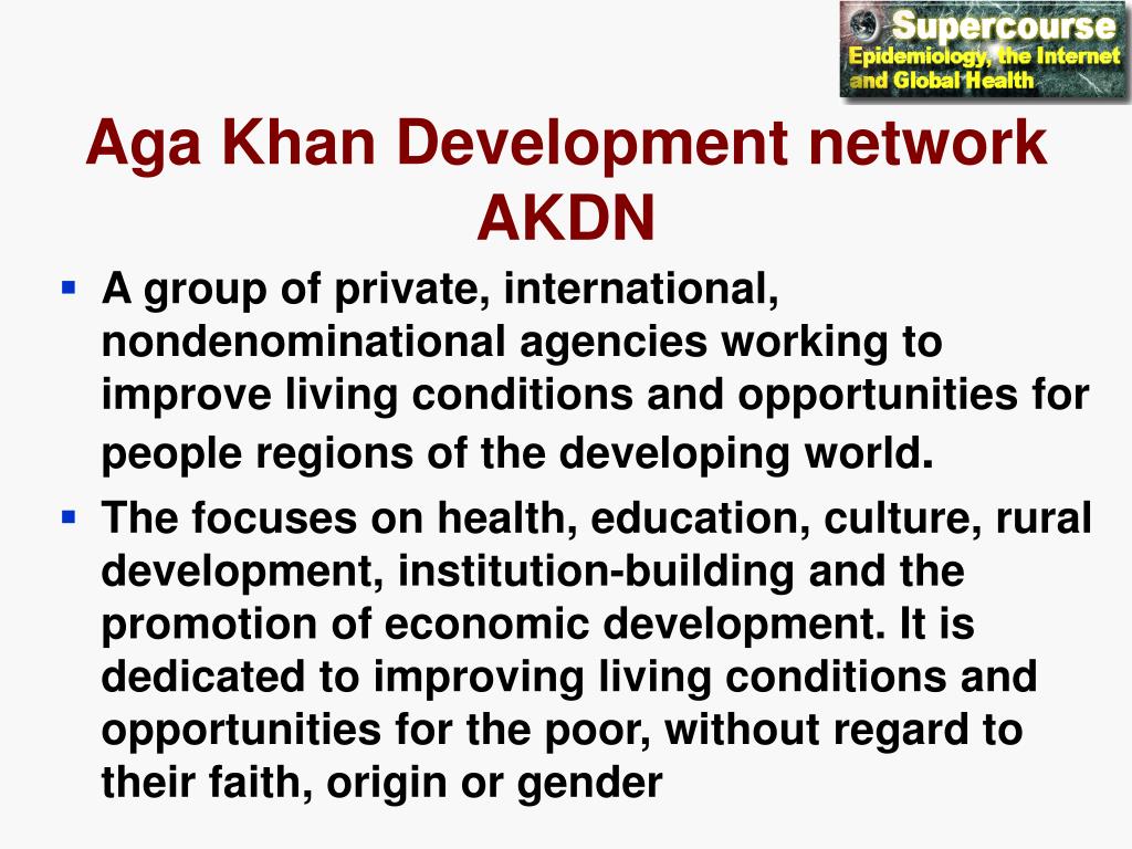 PPT - In collaboration with the Aga khan University, Pakistan ...