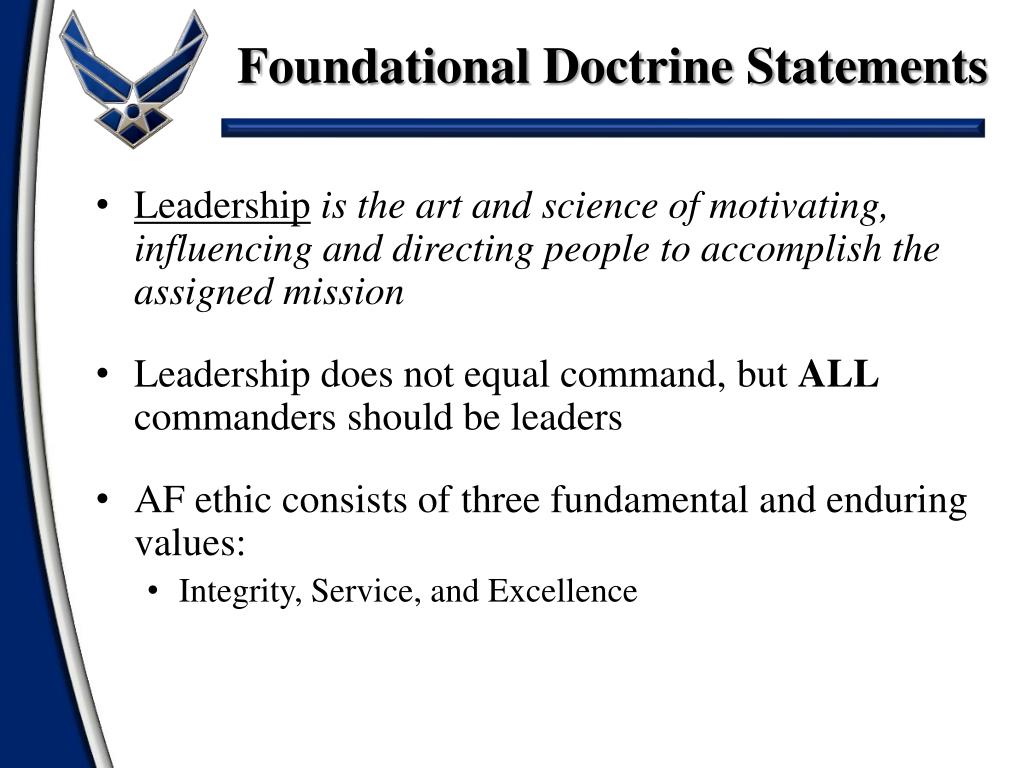 PPT - Air Force Leadership PowerPoint Presentation, free download - ID ...