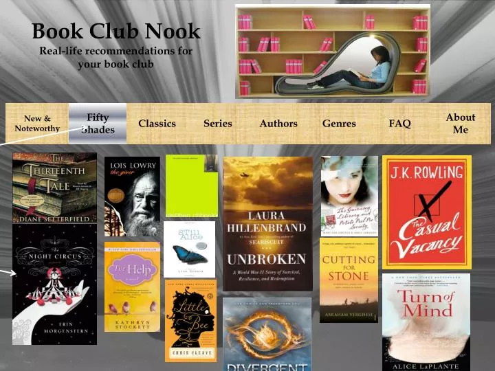 PPT - Book Club Nook Real-life recommendations for your book club ...