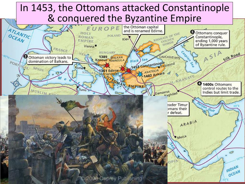 PPT - From 1300 to 1700, three “gunpowder empires” dominated parts of ...