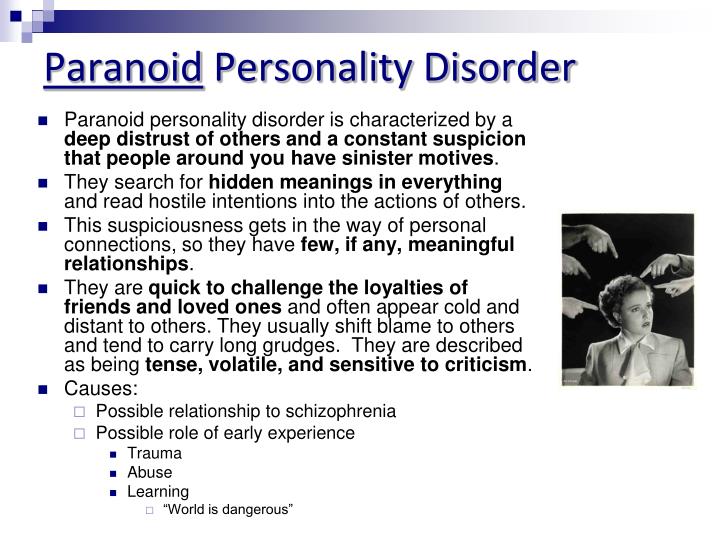 PPT - Personality Disorders PowerPoint Presentation - ID:3118804