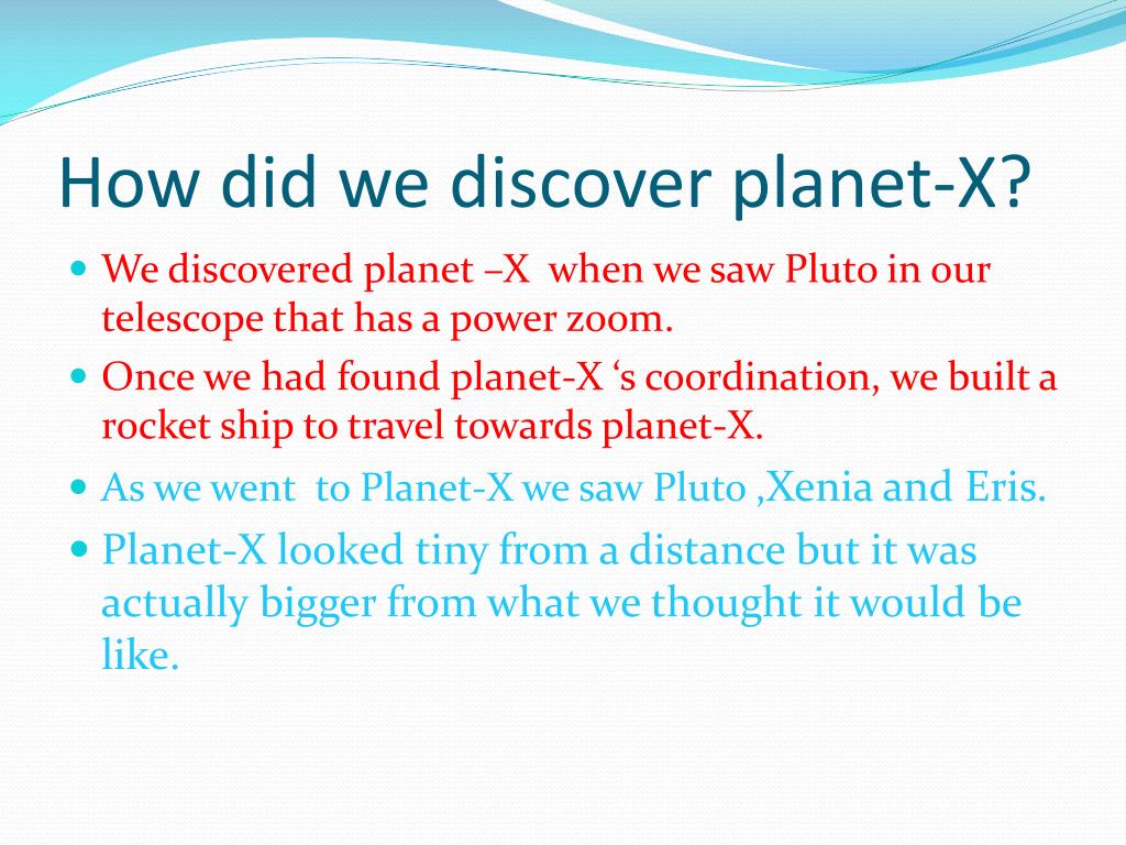 PPT - Exploring Planet X: The Mysterious Tiny World with 4 Eyes ...
