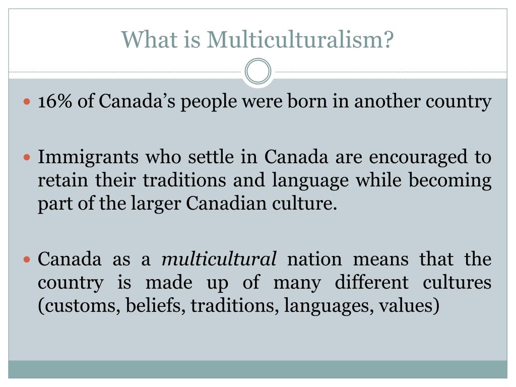 PPT - Learning About Canada’s Diversity – Defining Cultural, Social and ...