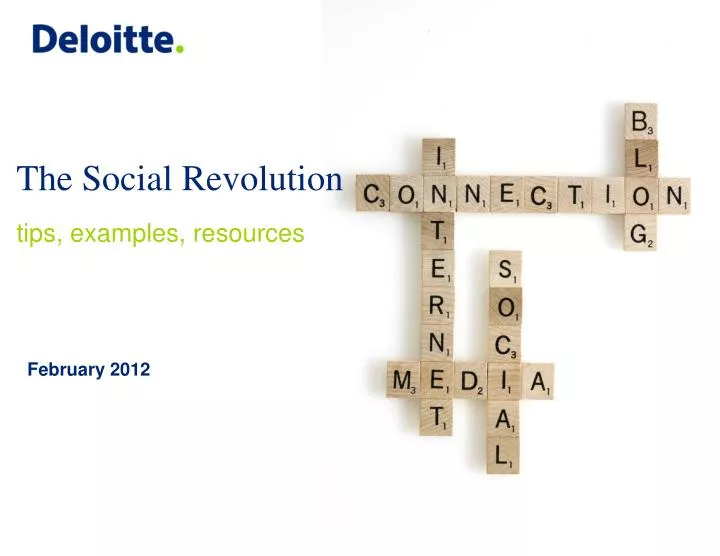 PPT - The Social Revolution tips, examples, resources PowerPoint ...