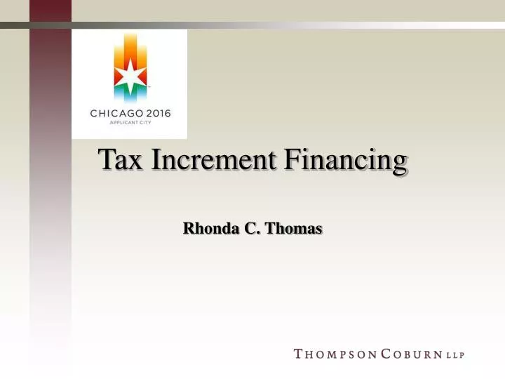 PPT - Tax Increment Financing PowerPoint Presentation, free download ...
