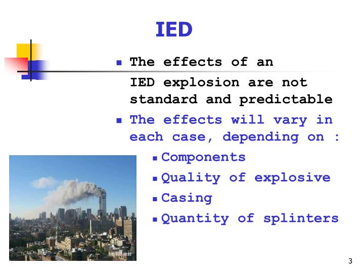 PPT - IMPROVISED EXPLOSIVE DEVICES (IED) PowerPoint Presentation - ID ...