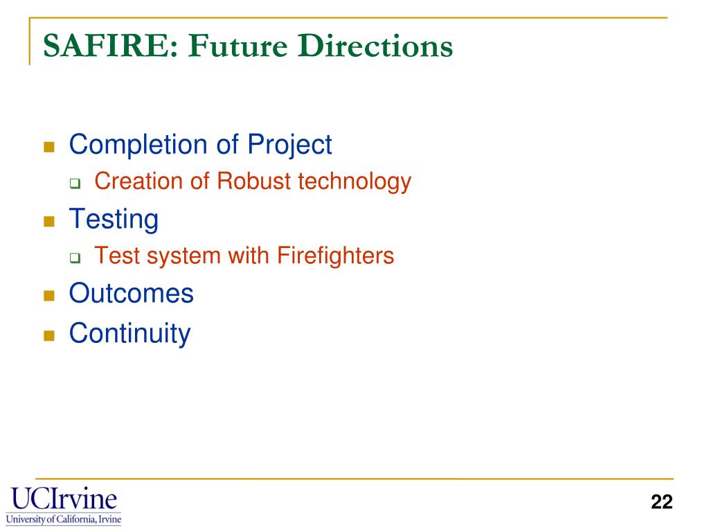 PPT - SITUATIONAL AWARENESS FOR FIRE FIGHTERS (SAFIRE) PowerPoint ...