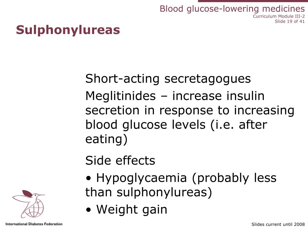 PPT - Pharmacological management Blood glucose-lowering medicines ...