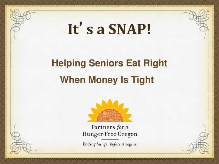 PPT - It ’ s a SNAP! PowerPoint Presentation, free download - ID:3121579
