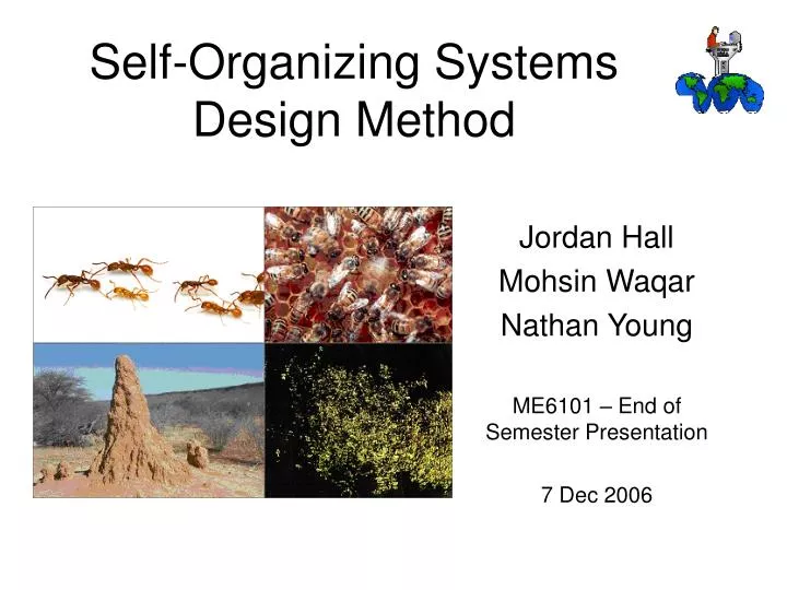 PPT - Self-Organizing Systems Design Method PowerPoint Presentation ...