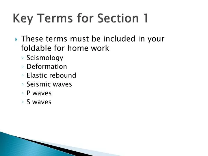PPT - Key Terms for Section 1 PowerPoint Presentation, free download ...