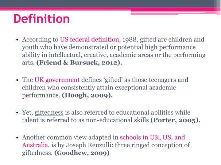 PPT - Giftedness PowerPoint Presentation - ID:3122307