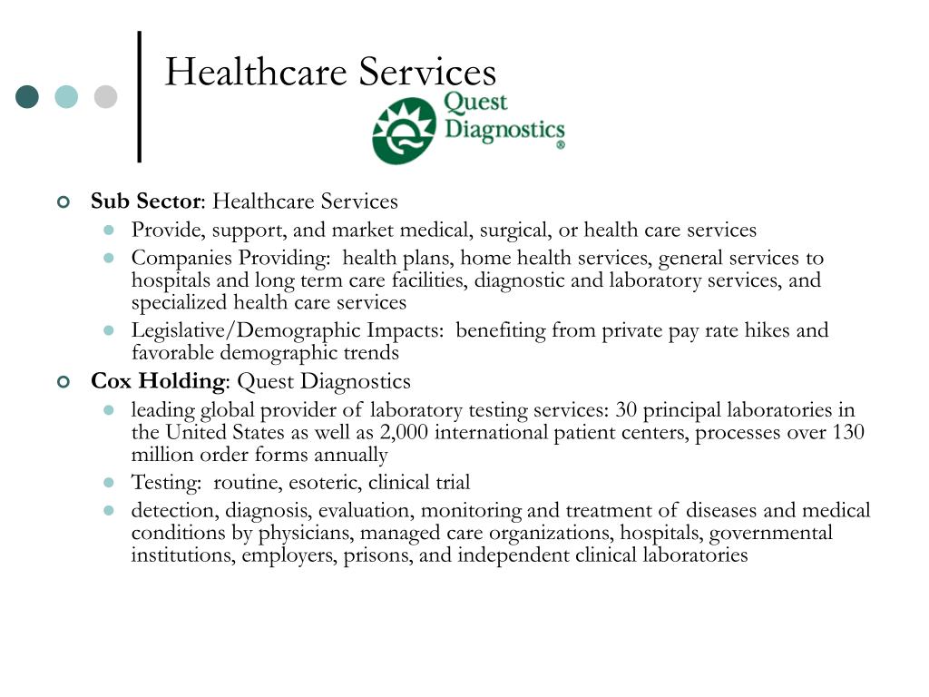 PPT - The Health Care Sector PowerPoint Presentation, free download ...