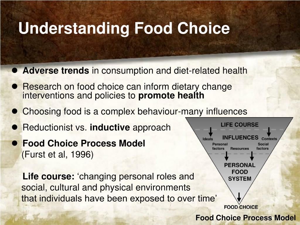 PPT - Qualitative exploration of food choice in older Irish adults ...