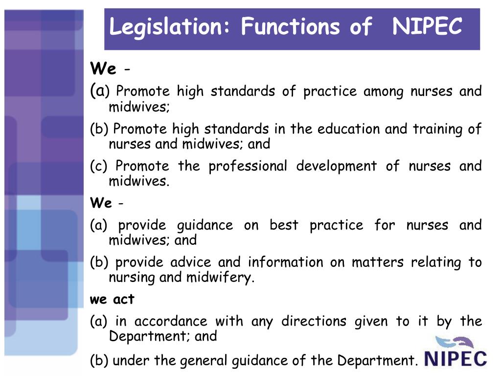 PPT - THE NORTHERN IRELAND PRACTICE AND EDUCATION FOR NURSING AND ...