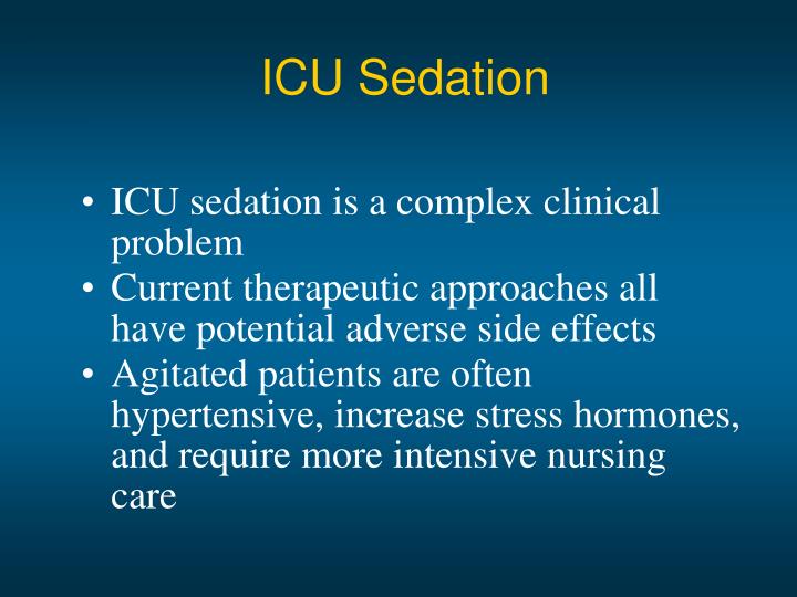 PPT - Sedation, Analgesia and Paralysis in ICU PowerPoint Presentation ...