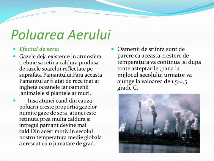 PPT - Poluarea Mediului PowerPoint Presentation - ID:3123423
