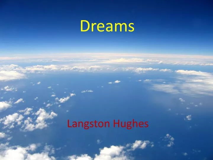 PPT - Dreams PowerPoint Presentation, free download - ID:3123625