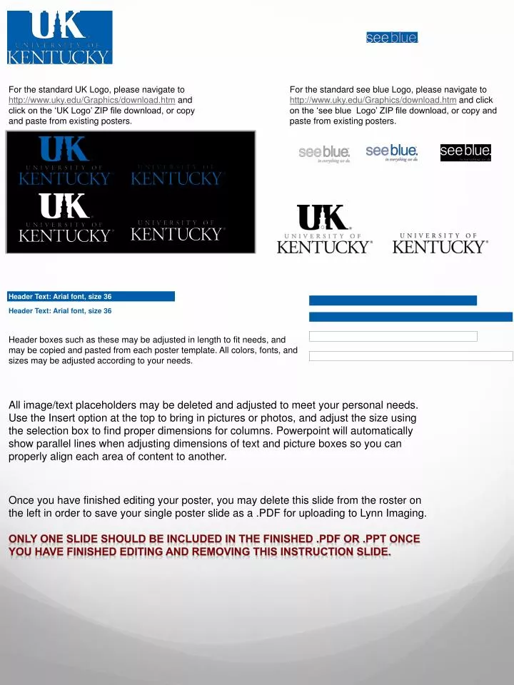 PPT - Header Text: Arial font, size 36 PowerPoint Presentation, free ...