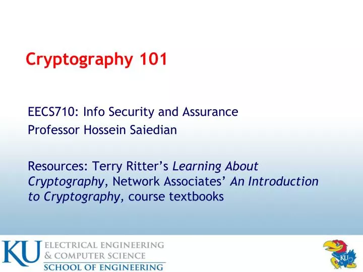 PPT - Cryptography 101 PowerPoint Presentation, free download - ID:3123863