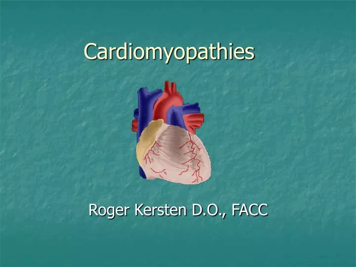 PPT - Cardiomyopathies PowerPoint Presentation, free download - ID:3123978