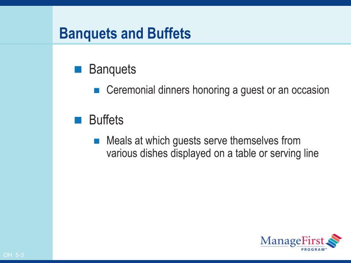 PPT - Banquet and Buffet Food Production PowerPoint Presentation - ID ...