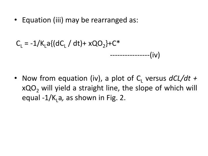 PPT - Measurement of KLa PowerPoint Presentation - ID:3124252