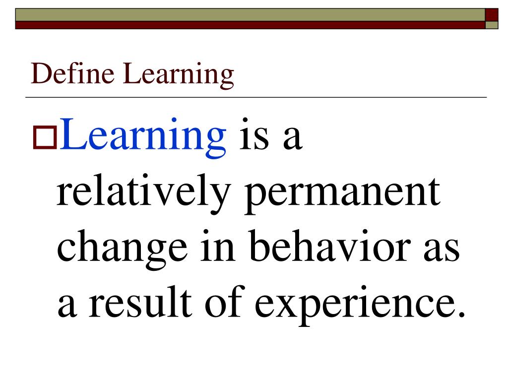 PPT Learning PowerPoint Presentation Free Download ID 3124600