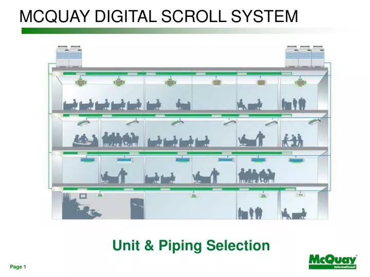 PPT - MCQUAY DIGITAL SCROLL SYSTEM PowerPoint Presentation, free ...
