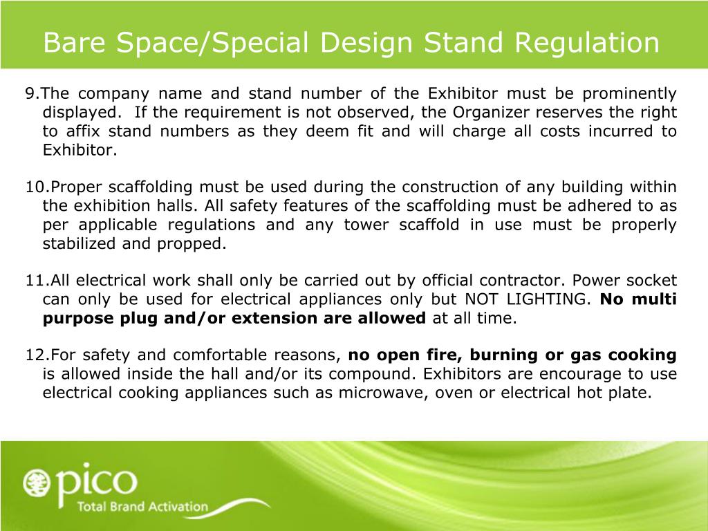 PPT - MIHAS 2013 Exhibitor Briefing Overview by Pico International ...