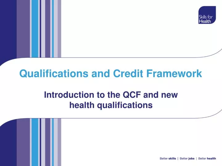 PPT - Qualifications and Credit Framework PowerPoint Presentation, free ...