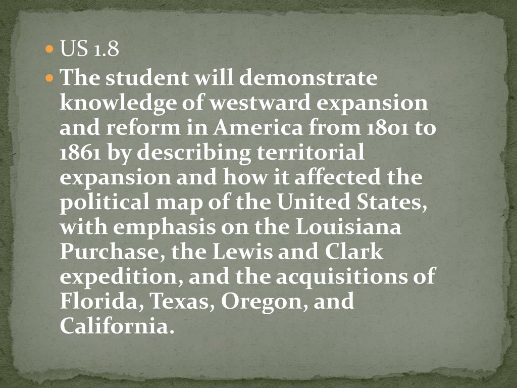 PPT - Western Expansion of the United States by: Kristin Witt ...